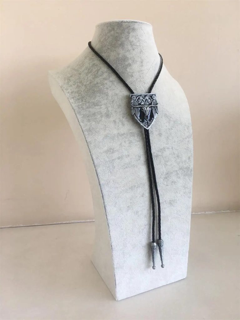 Black Rodeo Bull Head Bolo Tie | Free Shipping!
