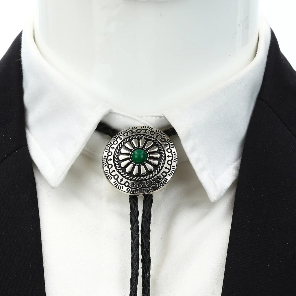 Round Stone-Inspired Bolo Tie | Free Shipping!